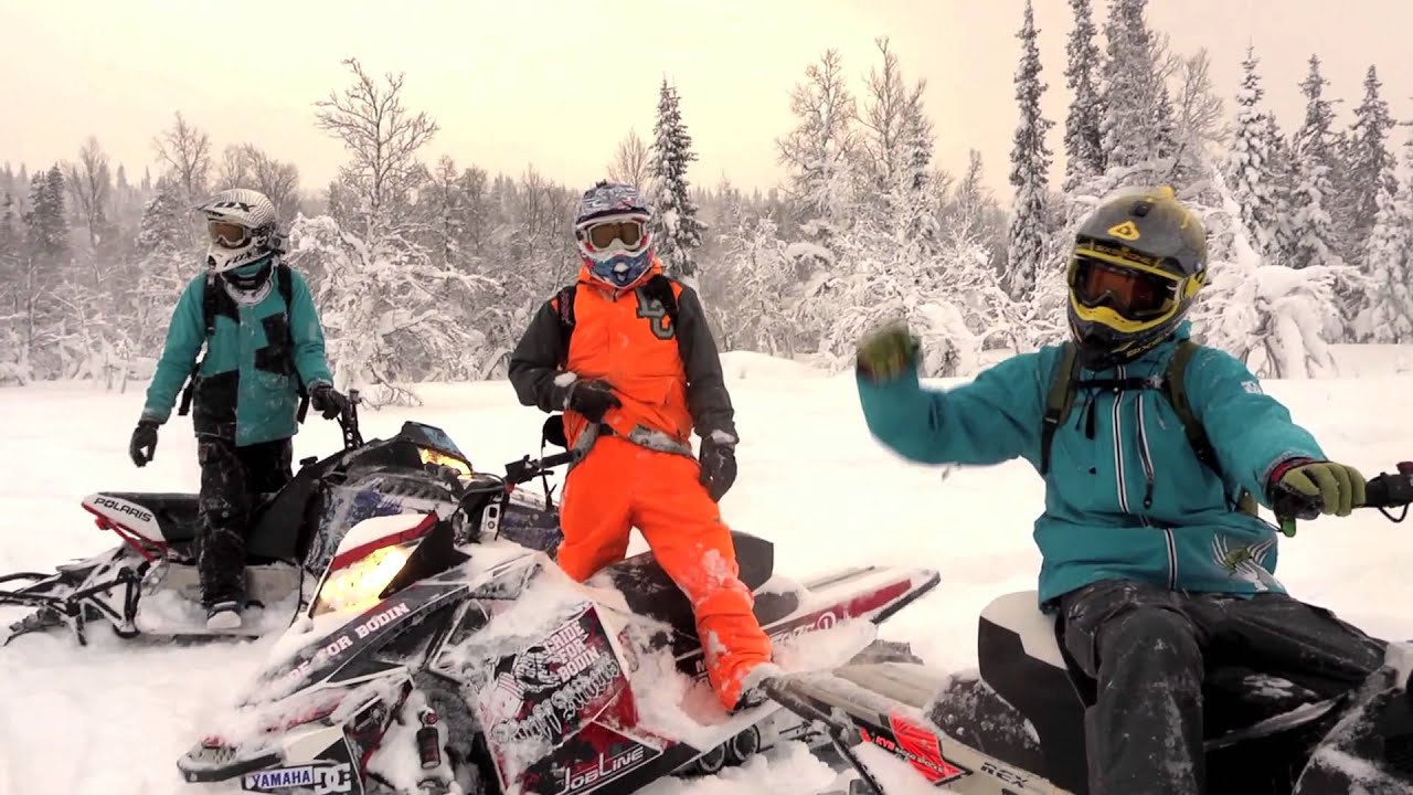 snowmobile sweden - YouTube