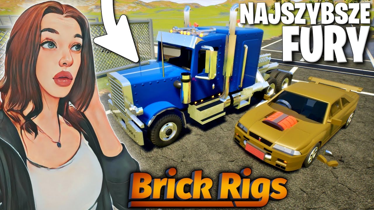 NASZE NAJSZYBSZE FURY - EPICKI SILNIK W AUTOBUSIE I FURGONETCE DHL?! Brick Rigs #23 /Paveł - YouTube