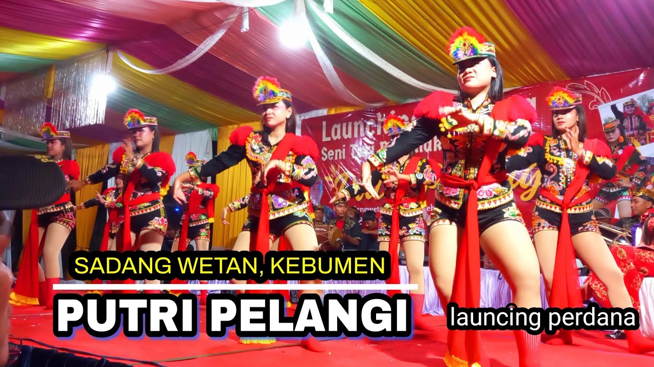 Launching perdana seni tari ndolalak Putri pelangi desa sadang wetan ...