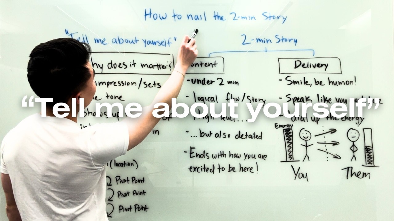 Giving a killer 2 min story is shockingly uncomplicated - YouTube