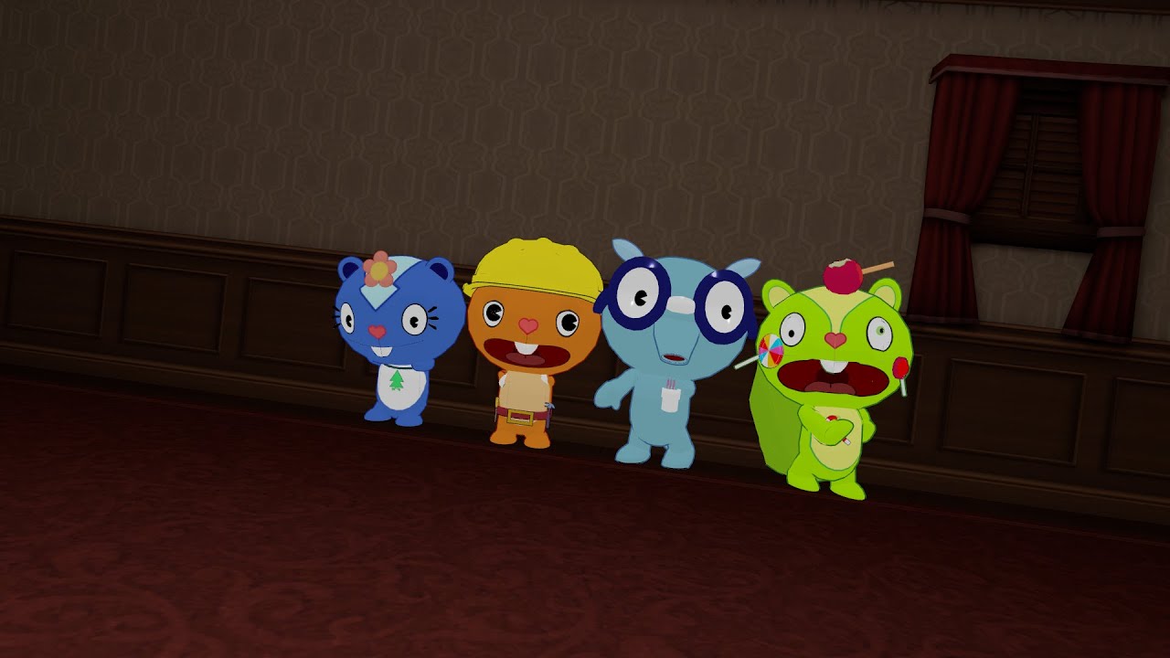MURDER 4 w/Happy Tree Friends pt.3) - YouTube