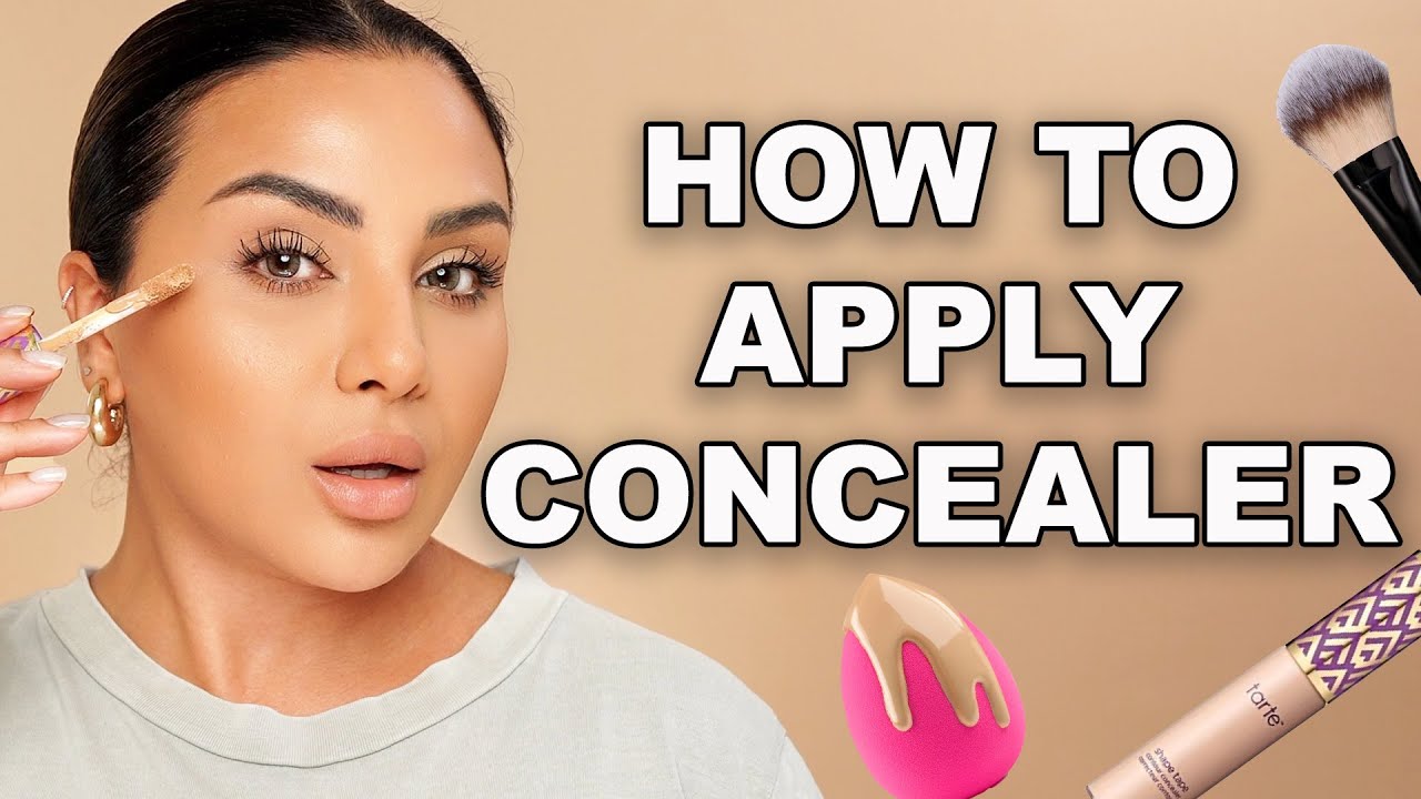 How To Apply Concealer For BEGINNERS - YouTube