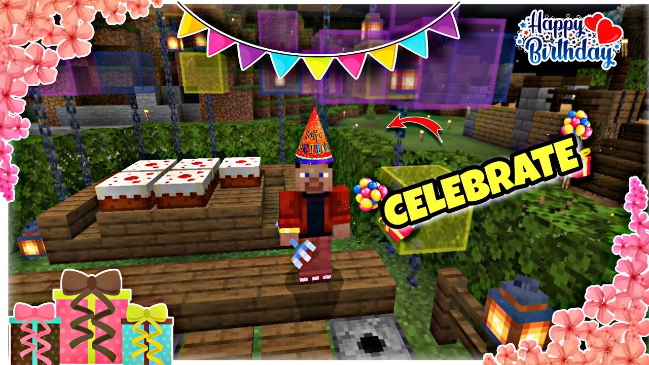 Celebrating My Birthday With My Subscribers In Minecraft 🎂 | - YouTube