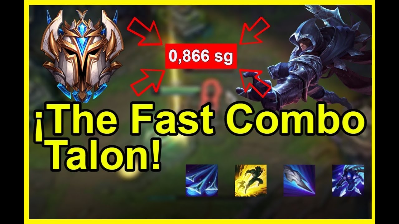 ¡Talon Guia! 🔪 s10 - ¡El Combo MAS RÁPIDO de Talon! - YouTube
