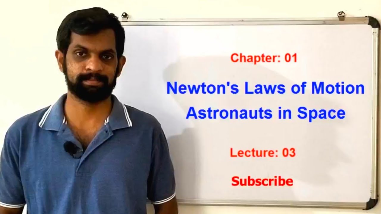 Astronauts in space. Newton's laws of motion - YouTube