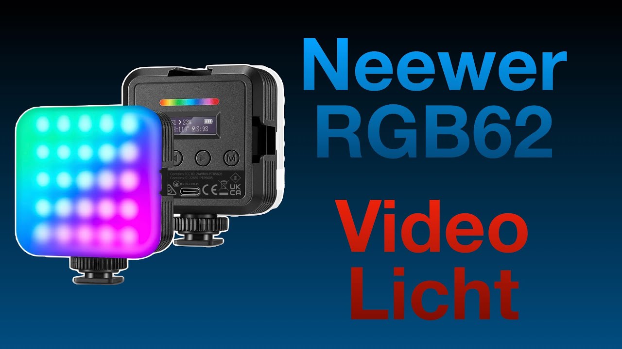 Neewer RGB 62 deutsch - YouTube