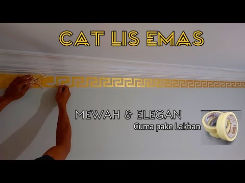 Cat Lis TERBARU, Warna EMAS, Bikin Ruangan Terlihat mewah & Elegan ...