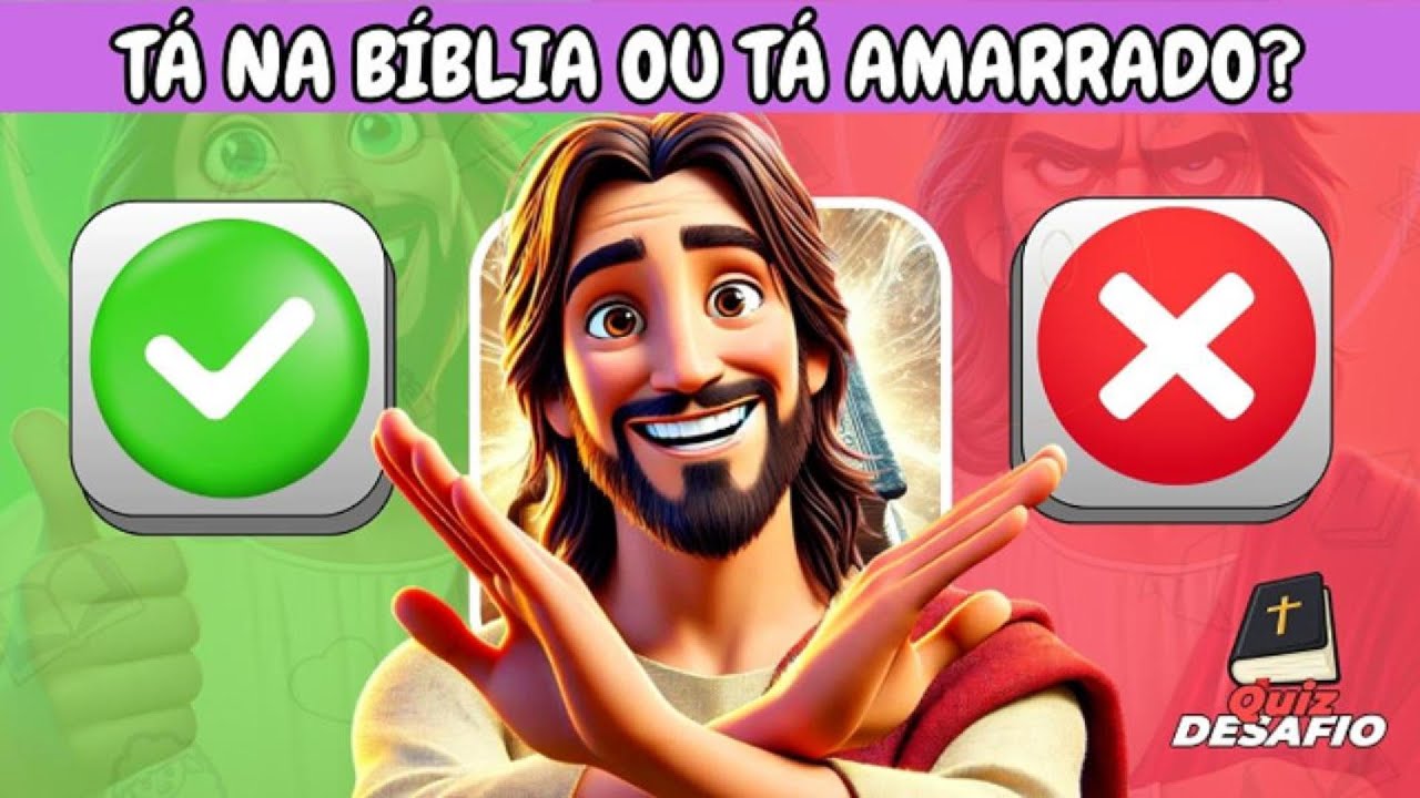 Tá na Bíblia ou Tá Amarrado? 😱 30 Frases para Testar seu Conhecimento ...