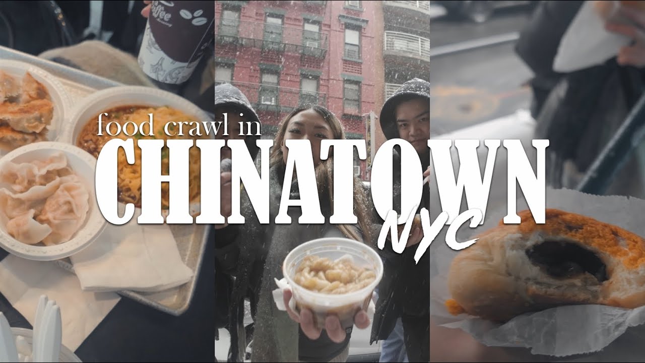 FOOD CRAWL in NYC CHINATOWN - YouTube