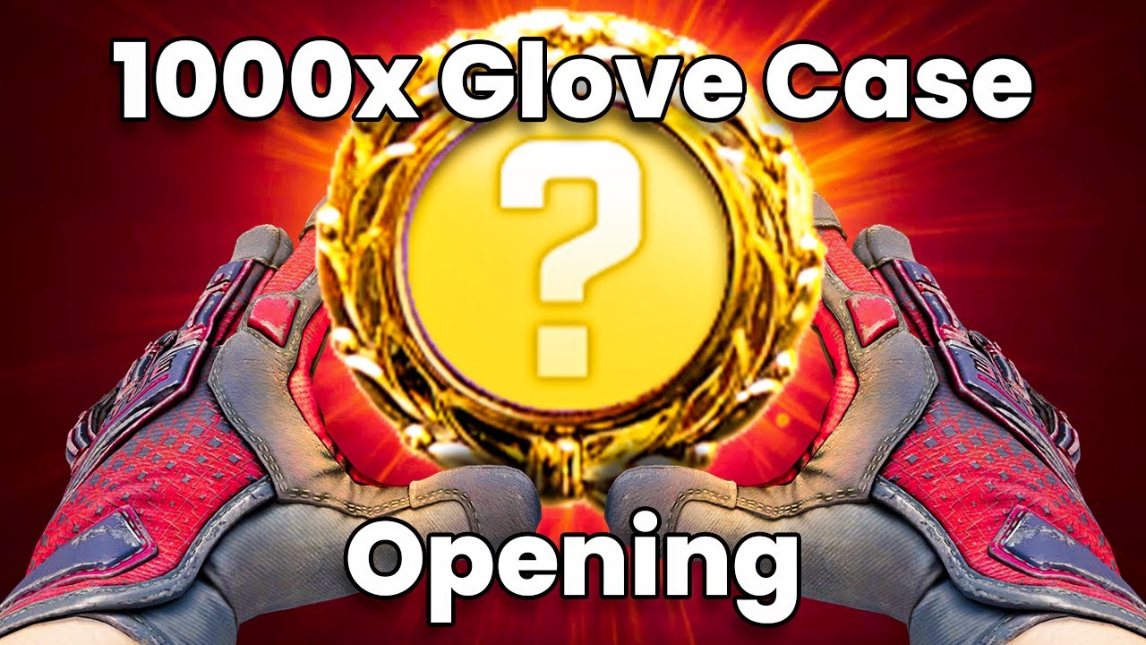 Opening 1000 CS2 Glove Cases LIVE For My Dream Skin - YouTube