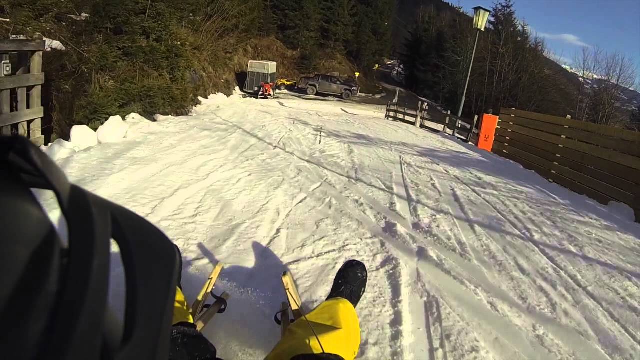 Rodelbahn Bramberg 2015 Part3 - YouTube
