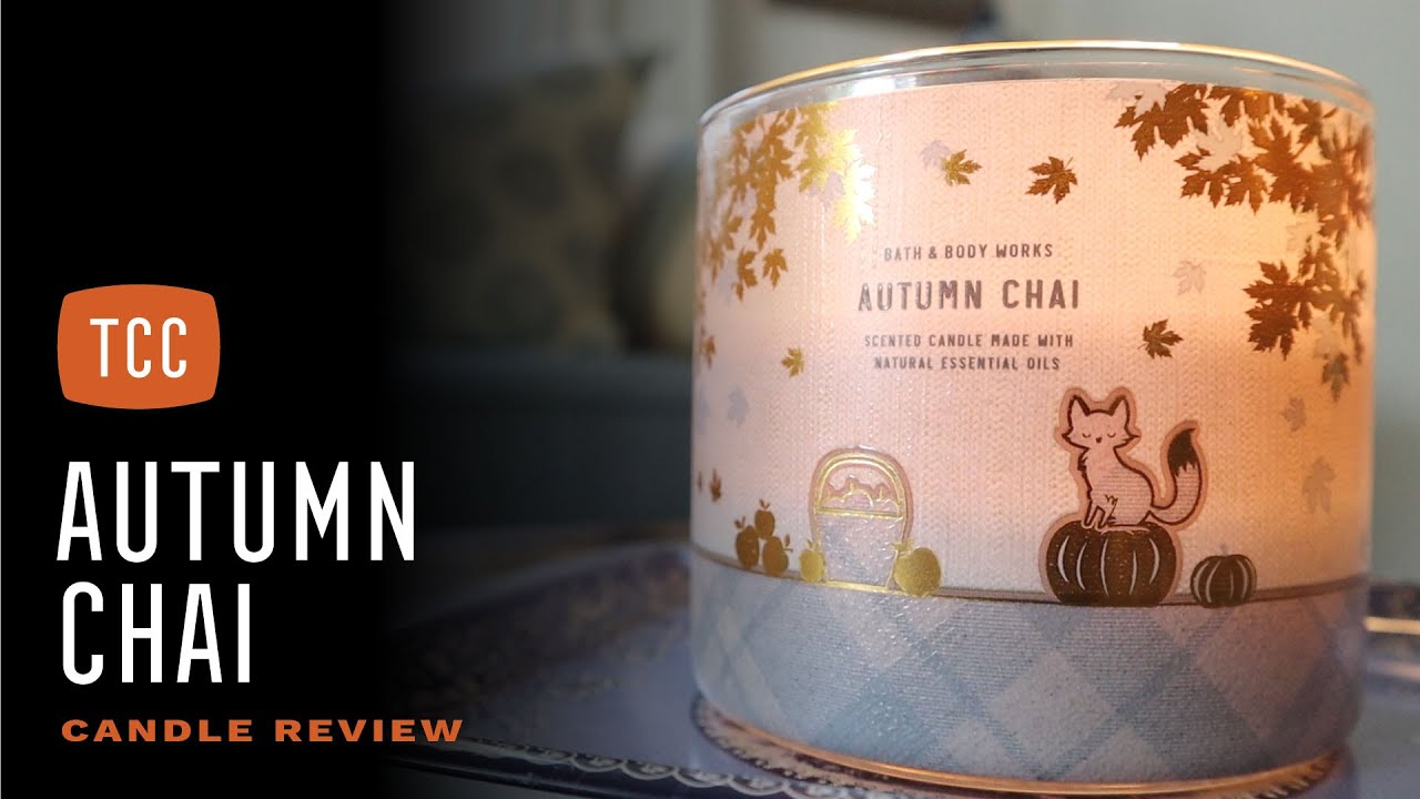 Autumn Chai Candle Review – Bath & Body Works - YouTube