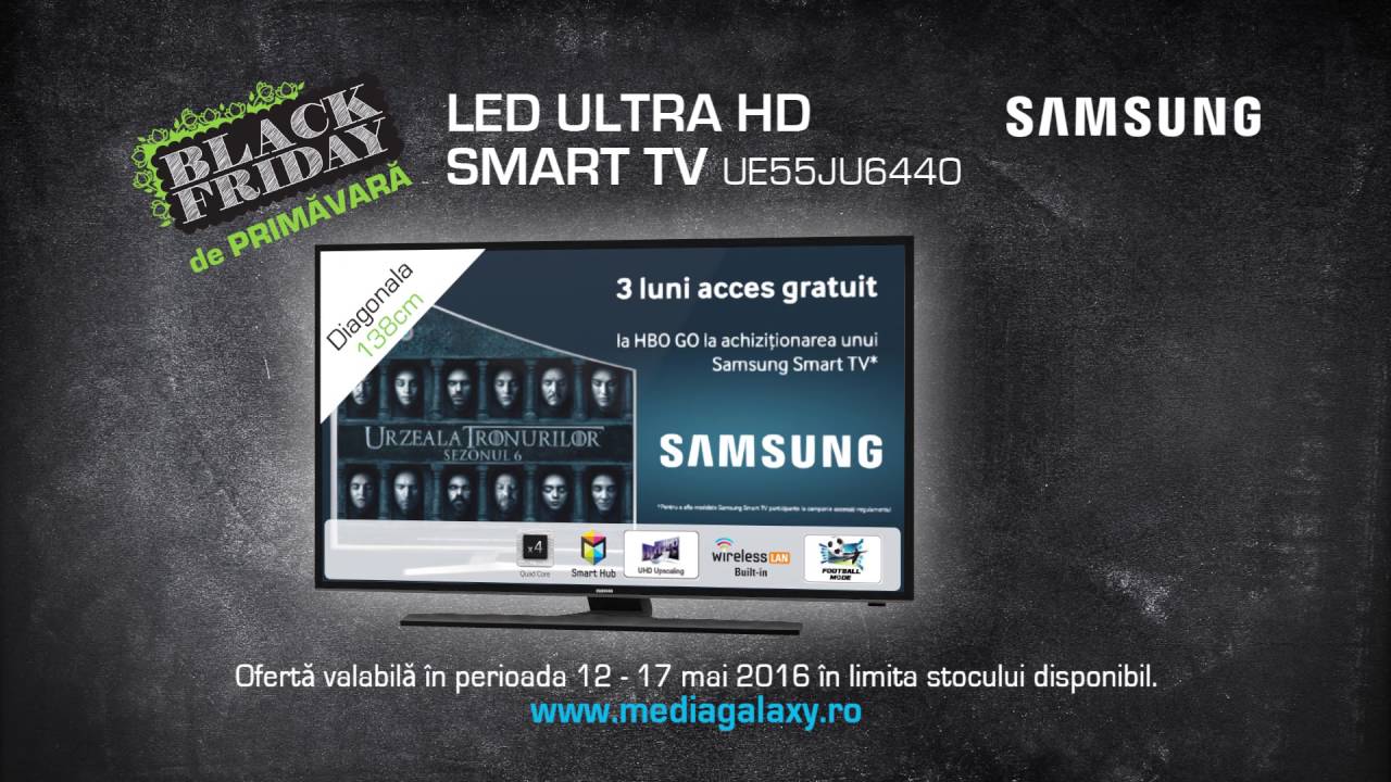 Reclama Smart Tv Samsung Black Friday de Primavara - YouTube