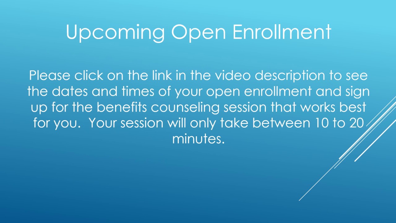 Colonial Benefits Open Enrollment - YouTube
