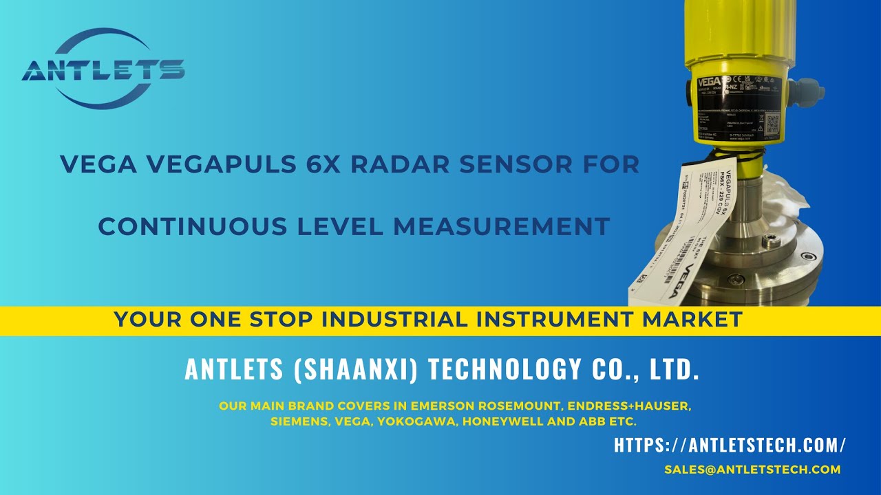 VEGA VEGAPULS 6X Radar Sensor For Continuous Level Measurement - YouTube