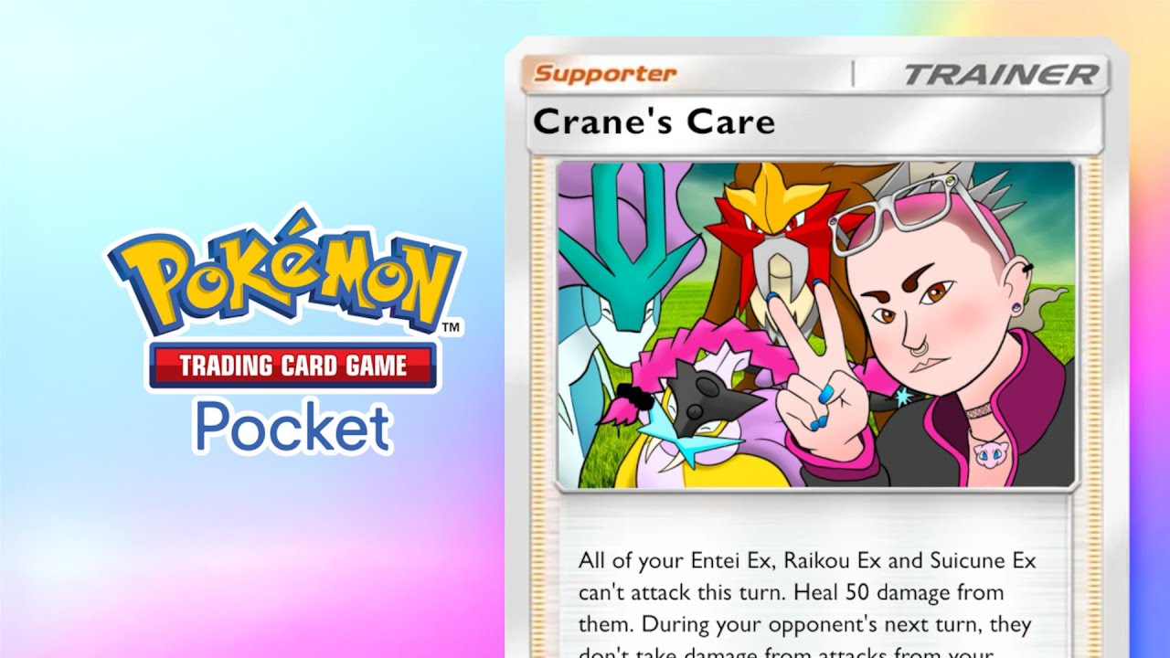 Crane's Care - Procreate Drawing Timelapse - Pokémon TCG Pocket Card ...