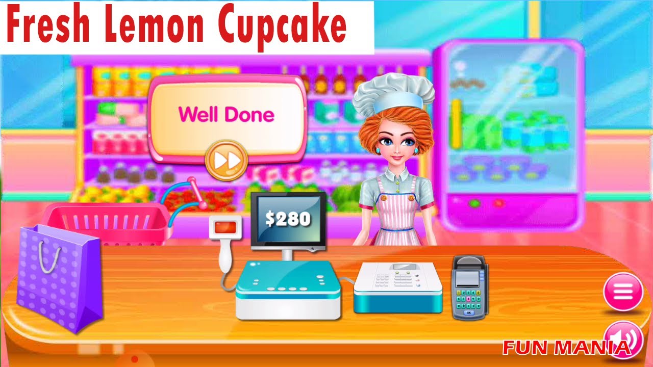 Fresh Lemon Cupcake, Cupcake Recipe, Cupcake Preparing Kids Games ...