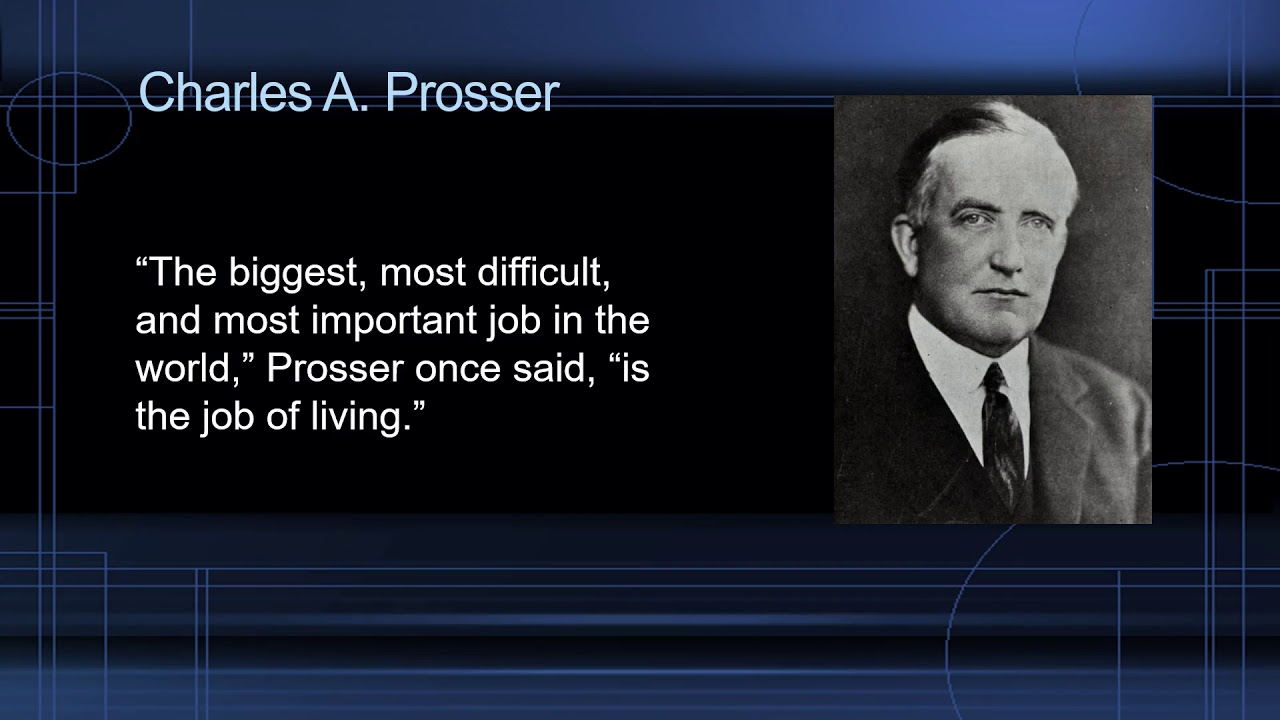 Charles A Prosser - YouTube