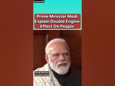 Prime Minister Narendra Modi Explain Double Engine Government Effect On Peaple।Narendra Modi ...