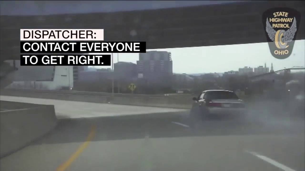 Dash cam shows dangerous multi-county police chase - YouTube