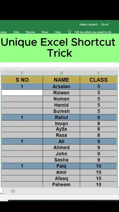 Don't insert data in blank rows like this! Instead use amazing trick #excel #exceltips # ...