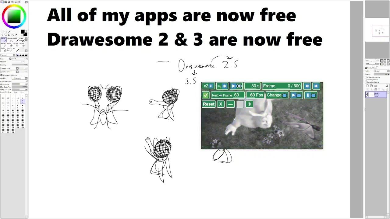All of my apps are free now aka Drawesome 2 & 3 - YouTube