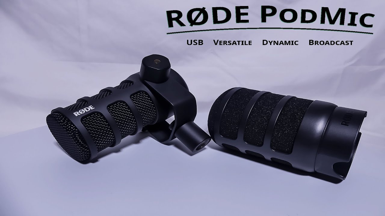 RØDE PodMic USB Versatile Dynamic Broadcast Microphone With XLR and USB ...