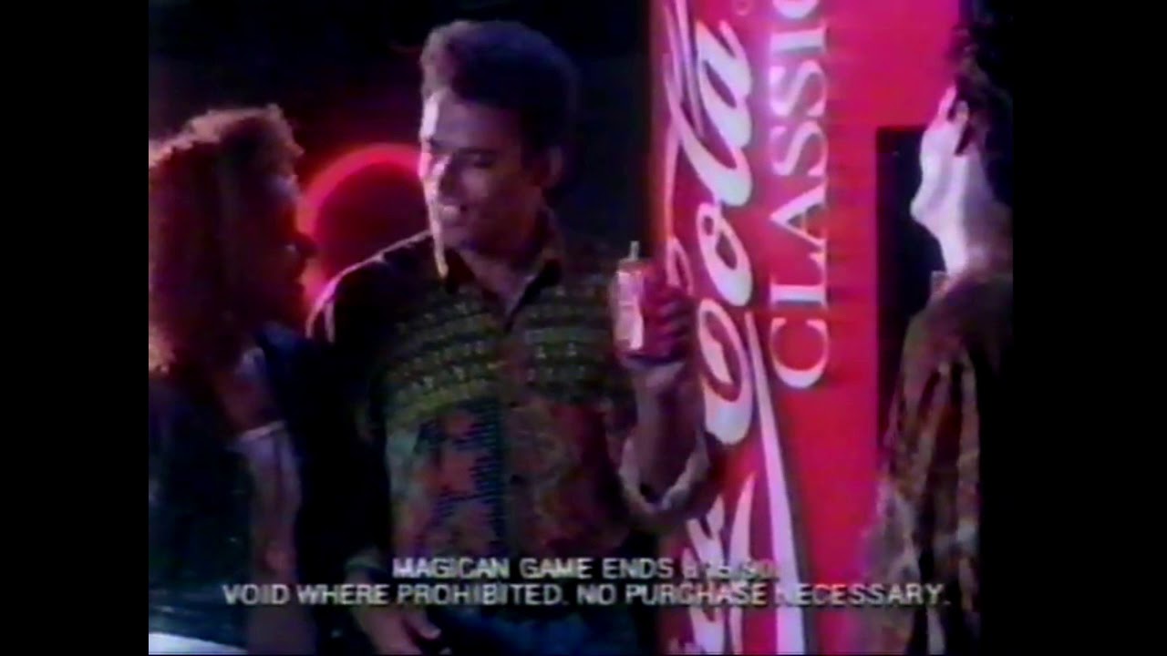 1990 Coca Cola MagiCans Commercial - YouTube