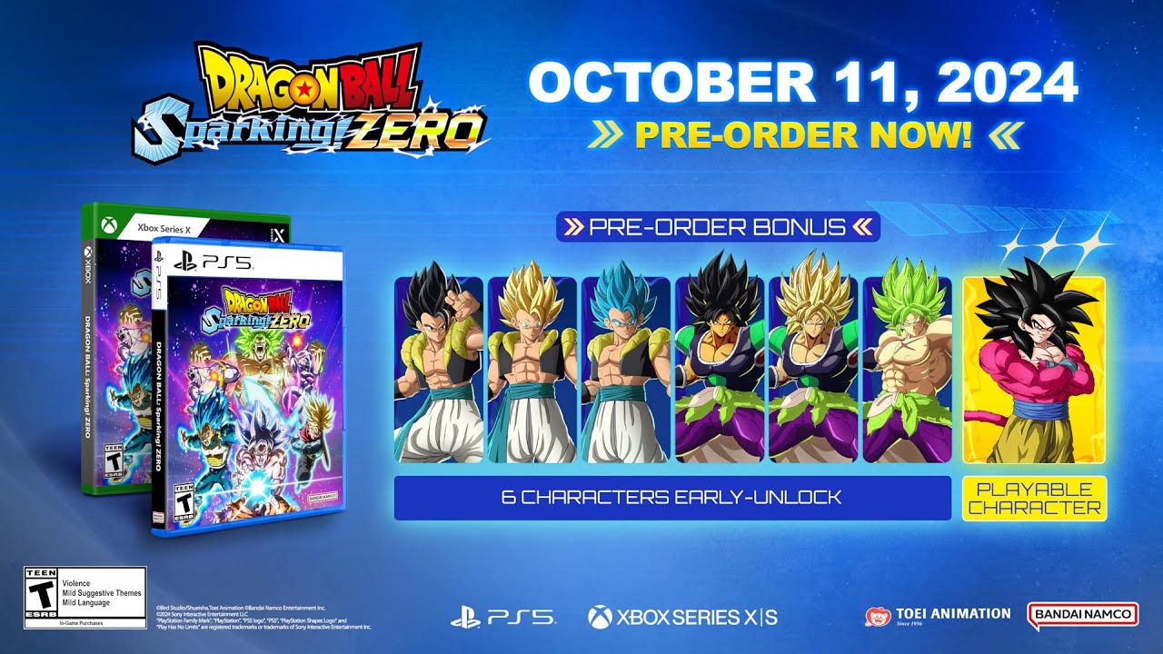 Dragon Ball Sparking! Zero: Sin Rollback Netcode y con Personajes de DBGT Confirmados - YouTube