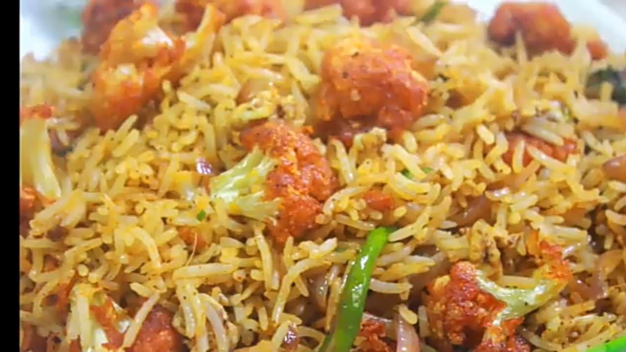 Gobi fried rice/ கோபி ப்ரைட் ரைஸ்/ Easy gobi rice - YouTube