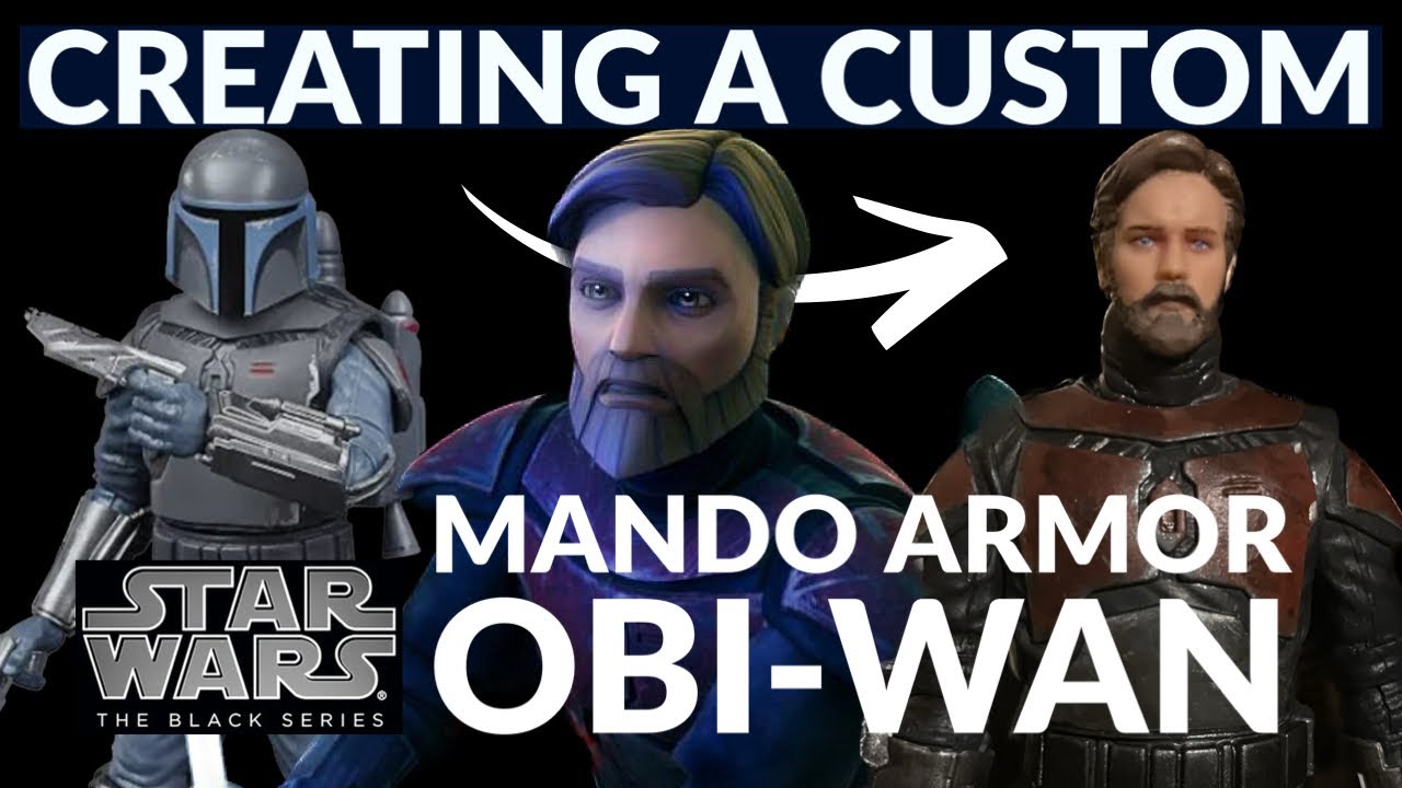 Painting A Custom Star Wars Black Series Mandalorian Armor Obi-Wan ...