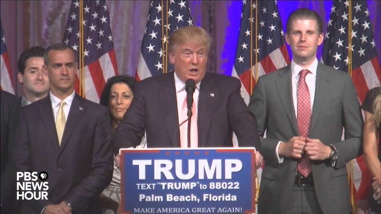 Watch Donald Trump speak on primary victories - YouTube