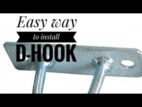 Easy way to installs D-Hook || Cara mudah memasang Penyangkuk D - YouTube