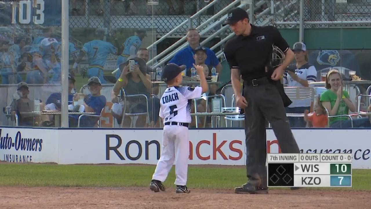 6-Year-Old Hysterically Throws Tantrum at Baseball Game - YouTube