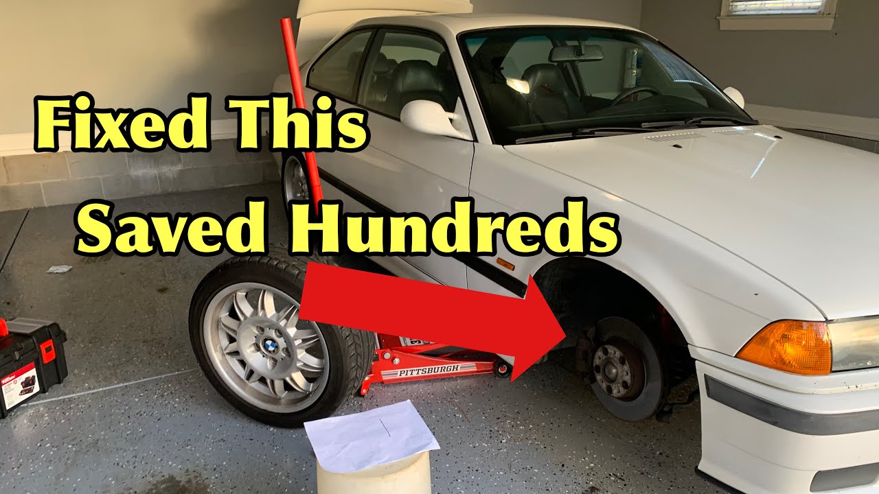 E36 M3: How to change wheel speed sensor - YouTube