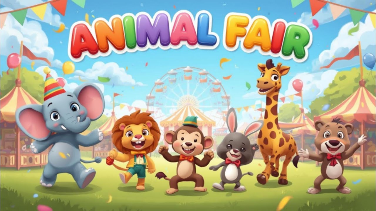 Animal Fair | el_sajju Nursery Rhymes & Kids Songs | Where kids can be ...