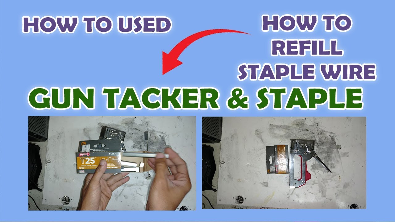 GUN TACKER HOW TO USE FASTER - YouTube