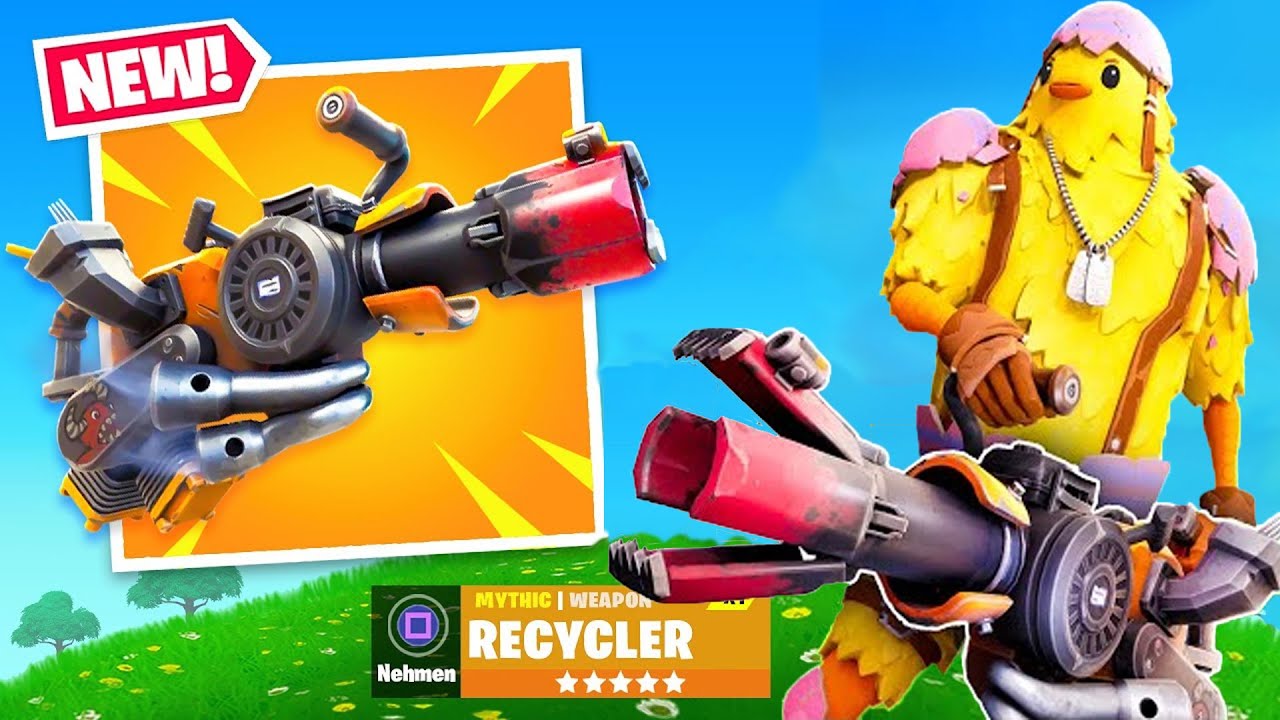 How To Find *NEW* RECYCLER GUN in FORTNITE! - YouTube