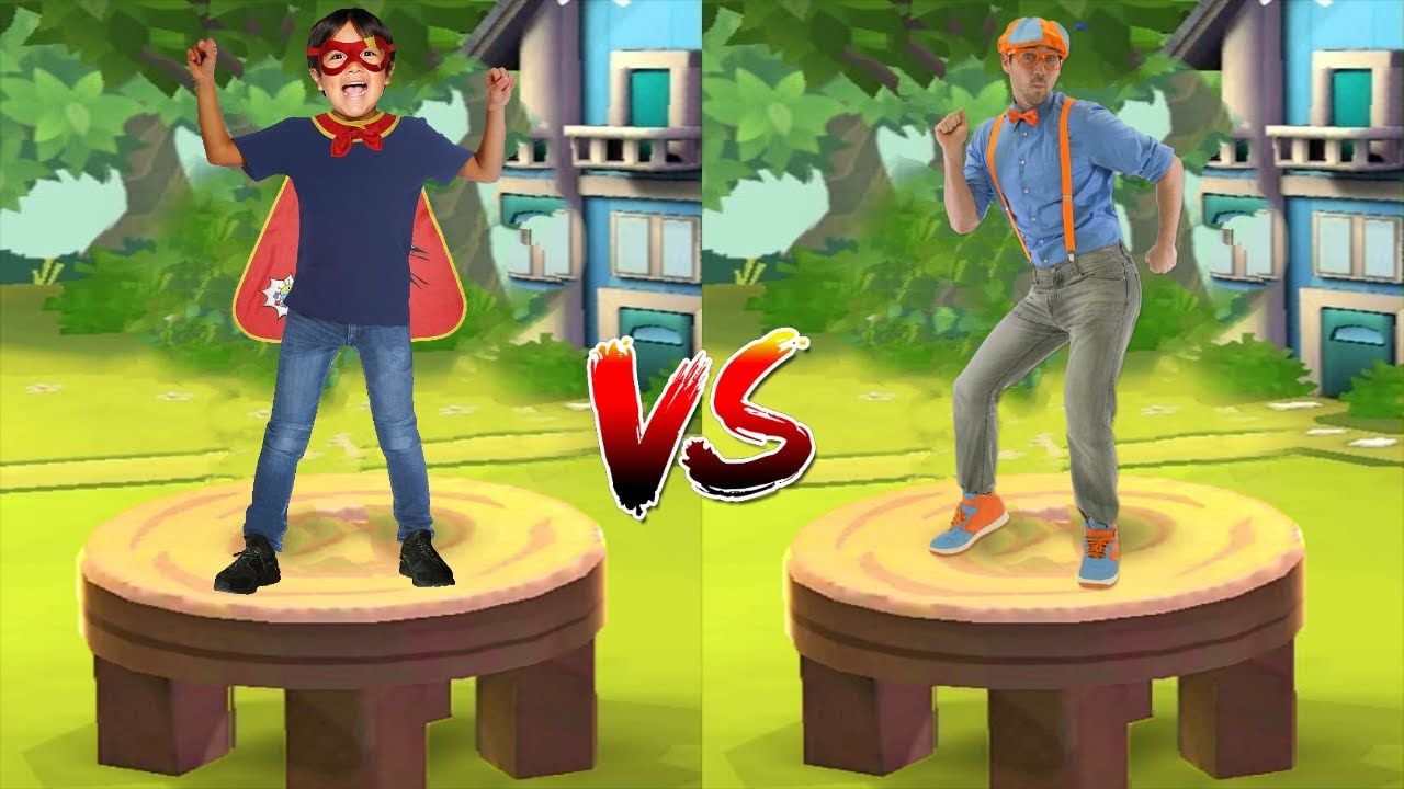 Tag with Ryan vs Blippi Fun World Run - All Characters Unlocked All ...