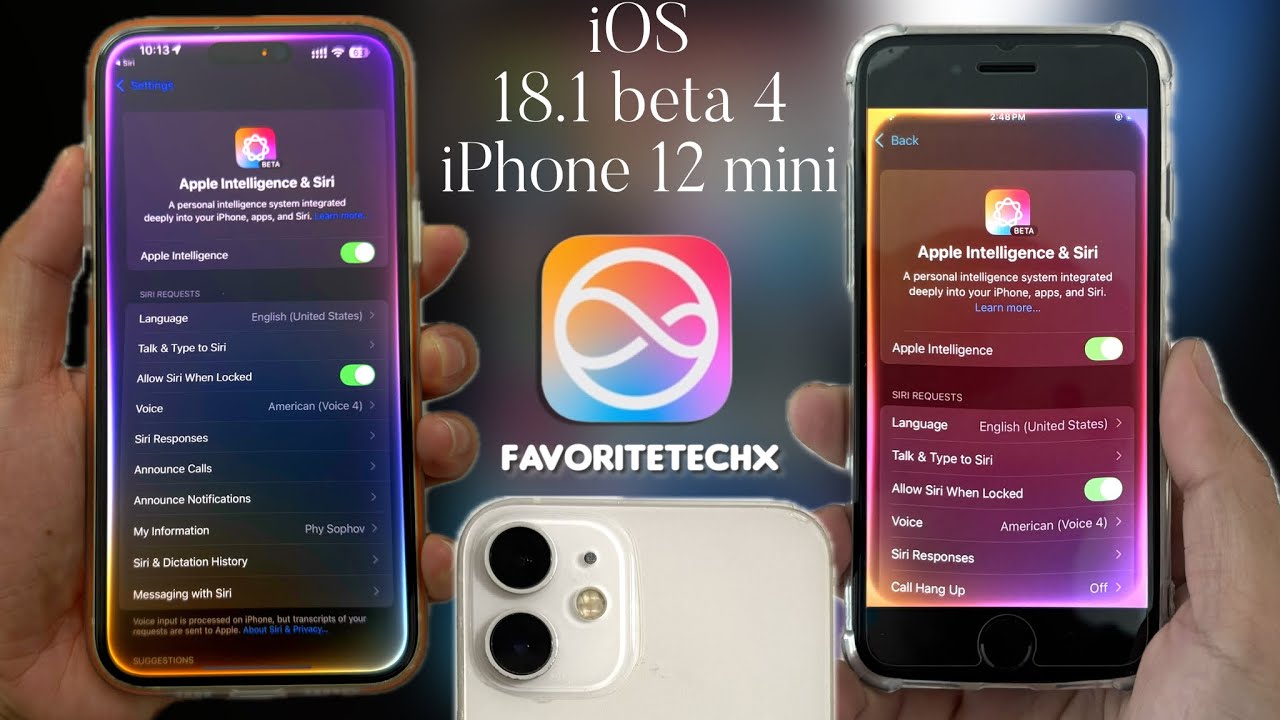 Apple intelligence on iPhone 12 mini - How to enable it on iOS 18.1 ...