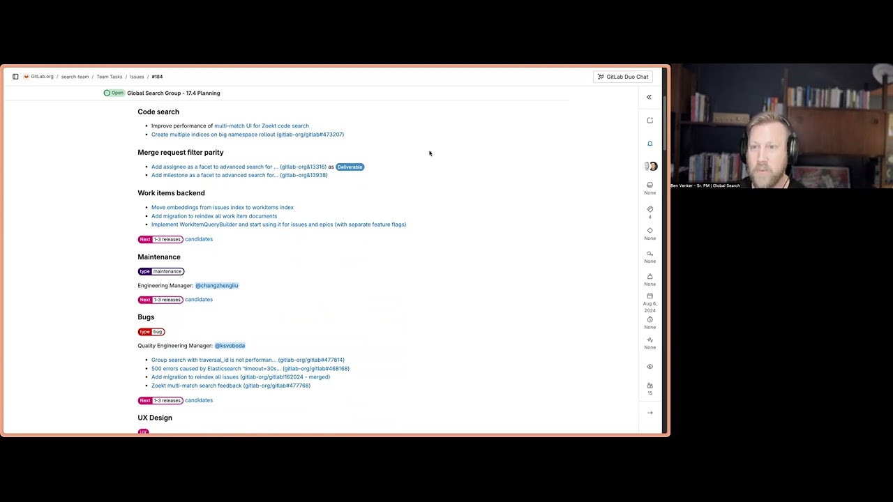 GitLab 17.4 Kickoff - Core Platform:Global Search - YouTube