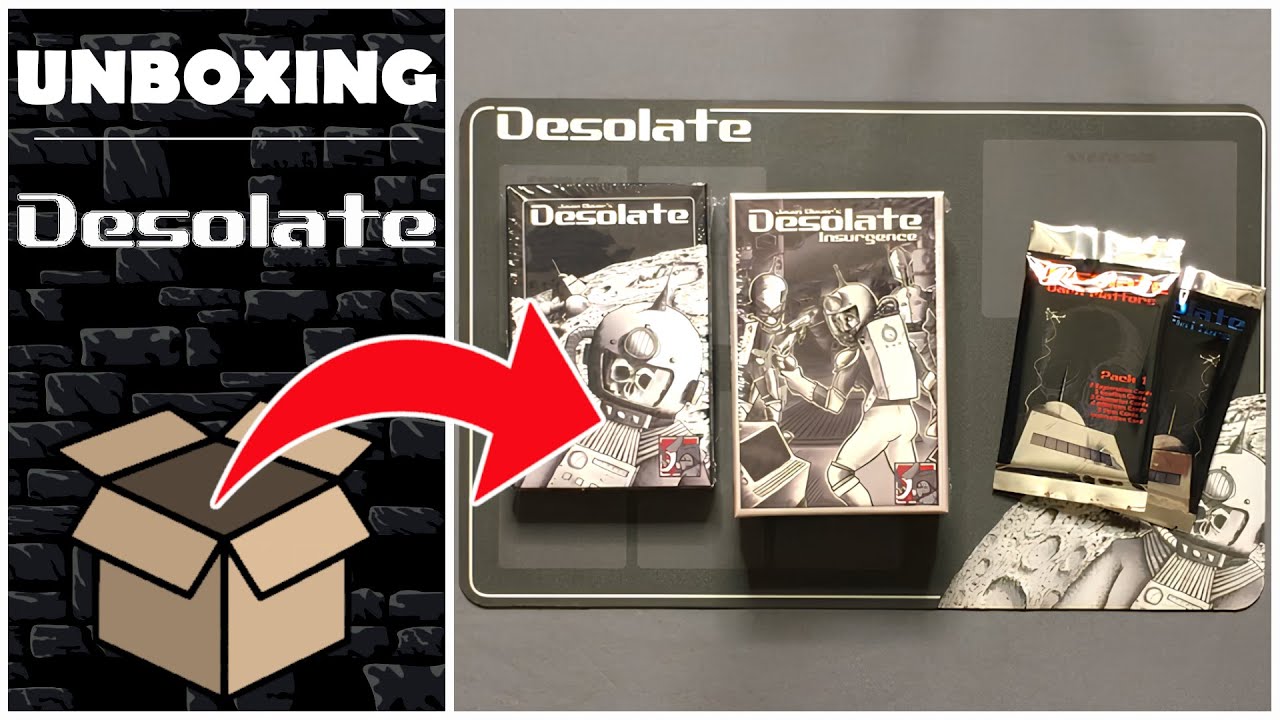Unboxing Desolate: An alien themed solo game! - YouTube