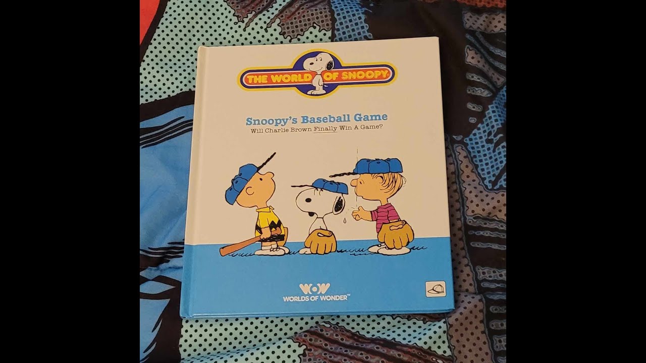 episode 601 snoopy baseball game 1986 book on tape - YouTube