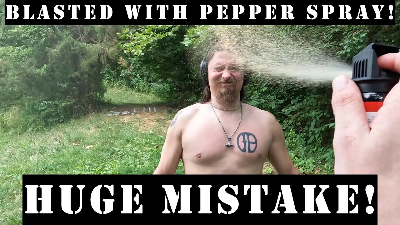 Fun With OC Spray!!! (Instant regret) - YouTube