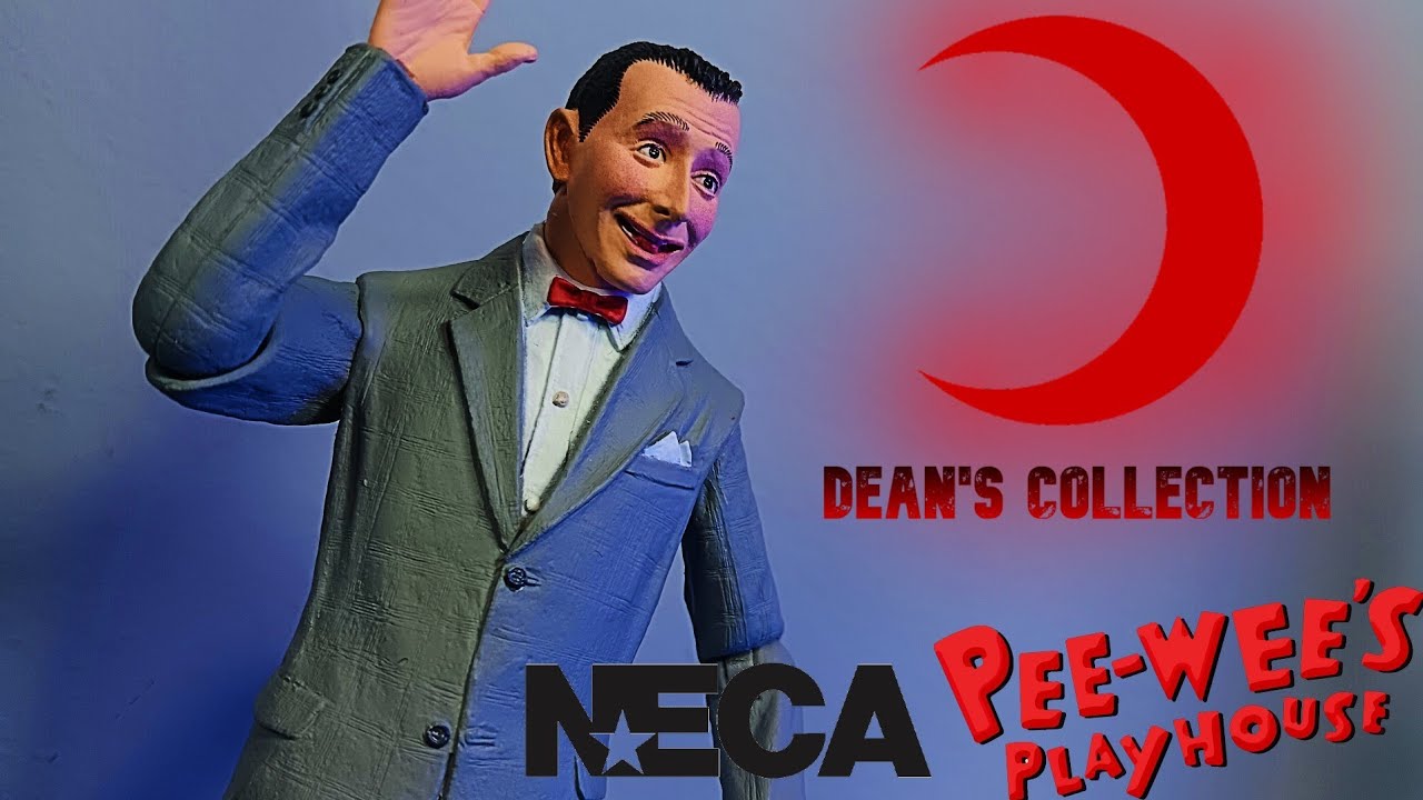 Neca (Pee-Wees Playhouse) Pee-Wee Herman Figure Review - YouTube