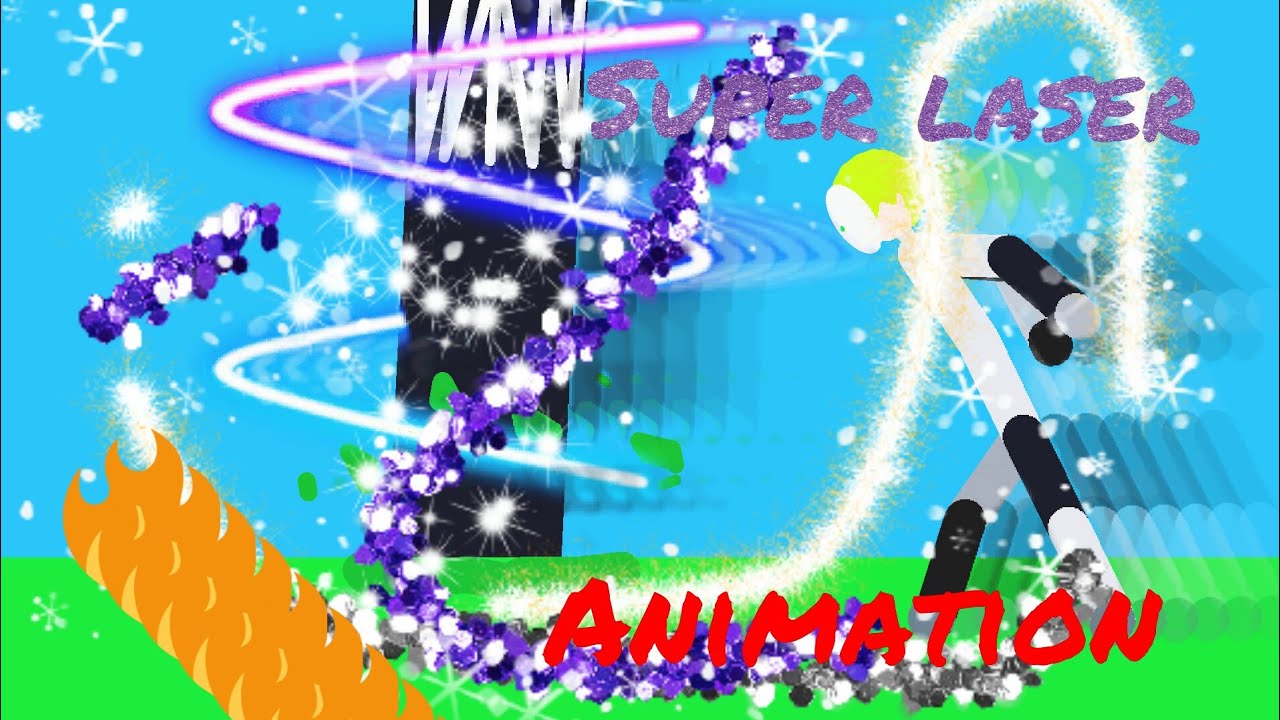 super laser animation | stick nodes - YouTube