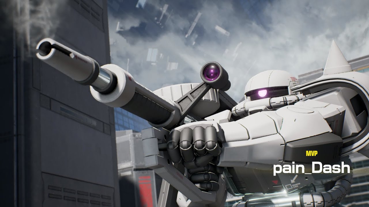 Gundam Evolution - ZAKU II ranged: A Ninja with Machine Gun - YouTube