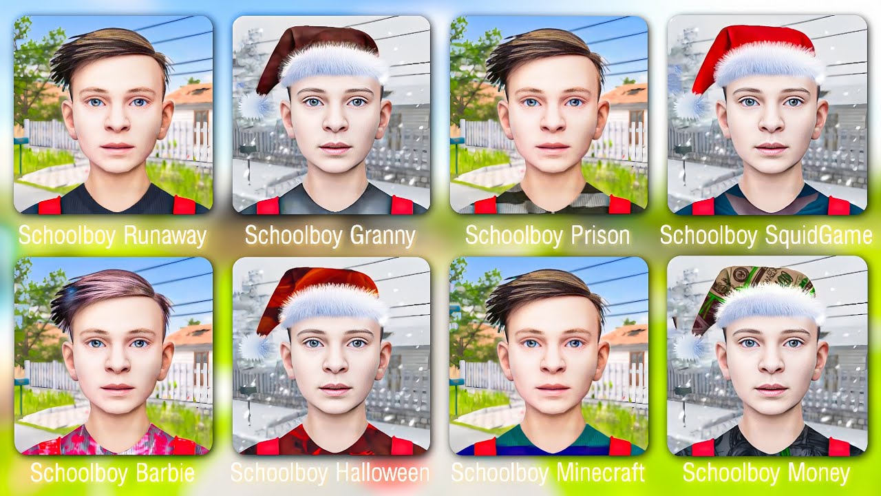 SCHOOLBOY RUNAWAY ALL NEW Mods Escape Full Gameplay|| Granny Mod ...