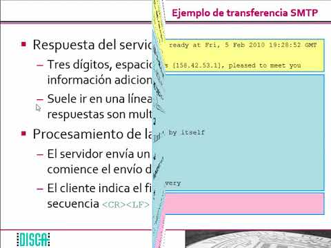 El protocolo SMTP | 8/40 | UPV - YouTube