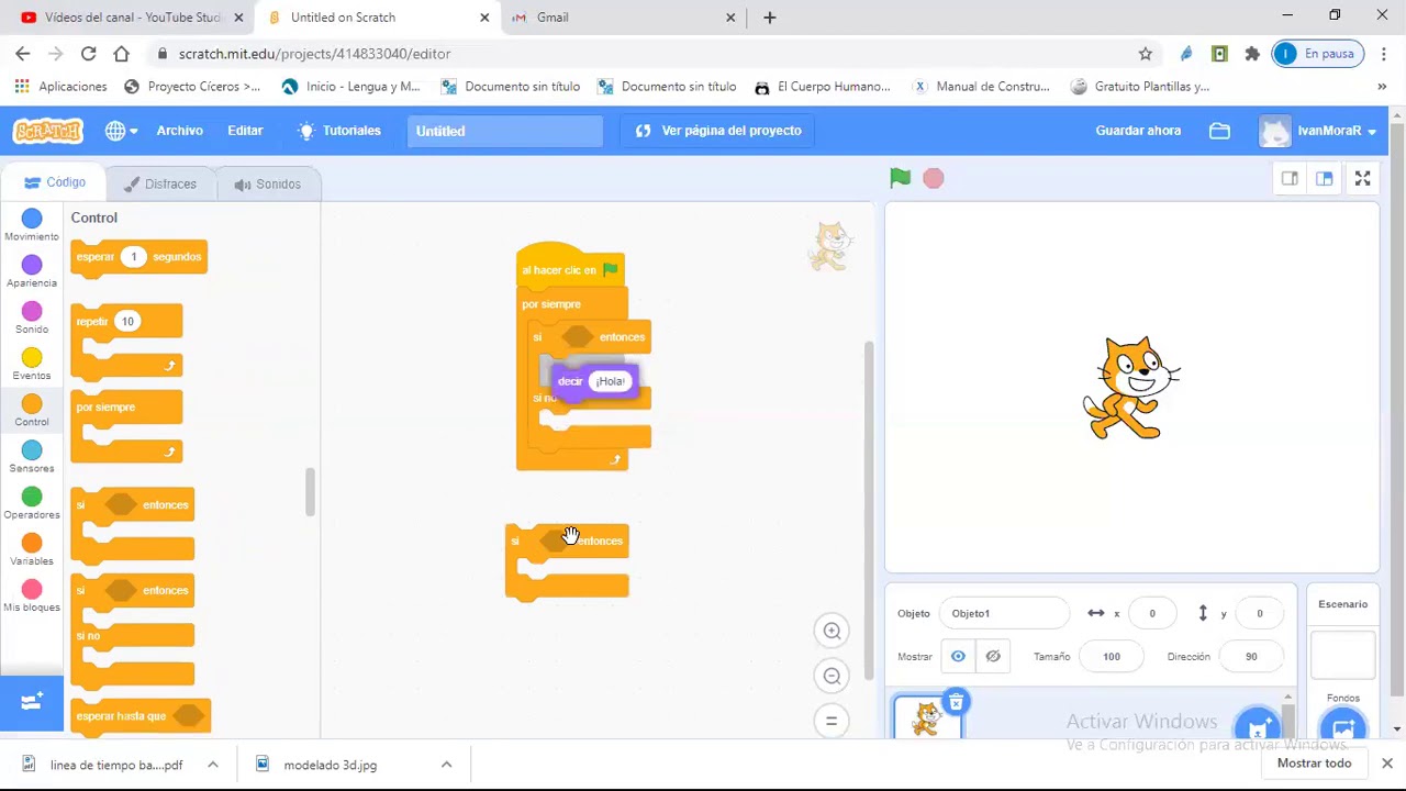Compartir Proyectos Scratch - YouTube